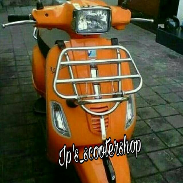 Jual Front rack vespa lx s lxv /aksesoris vespa modern | Shopee Indonesia