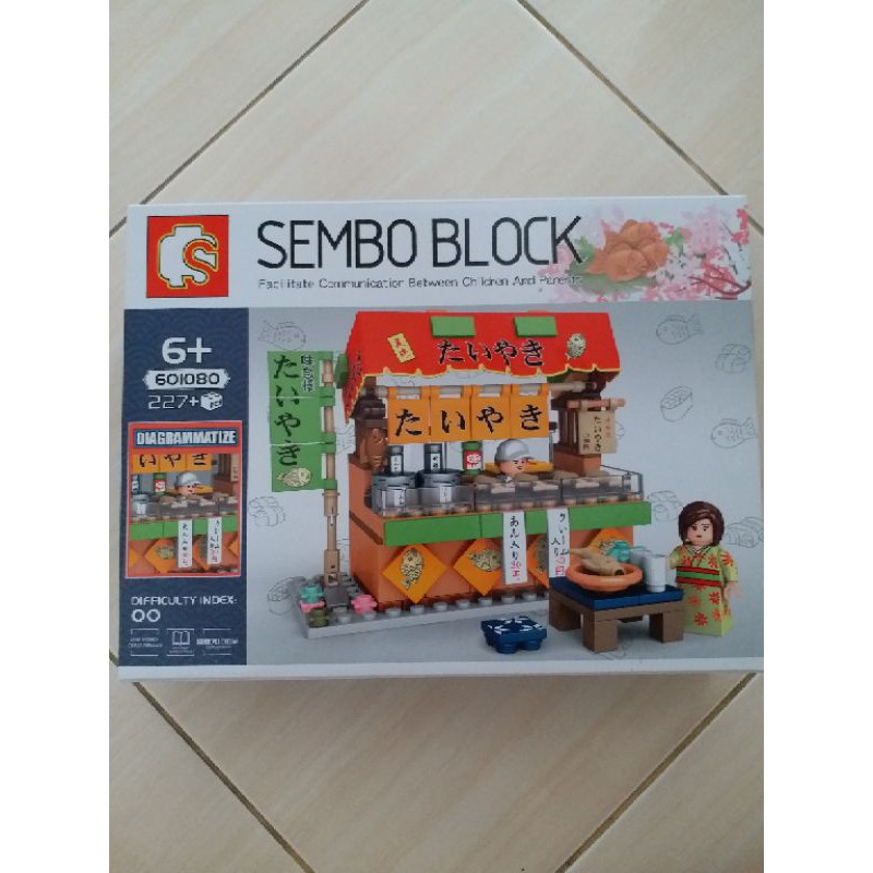Jual Bricks Sembo Block Japanese Mini Snack Street Food Stall | Shopee ...