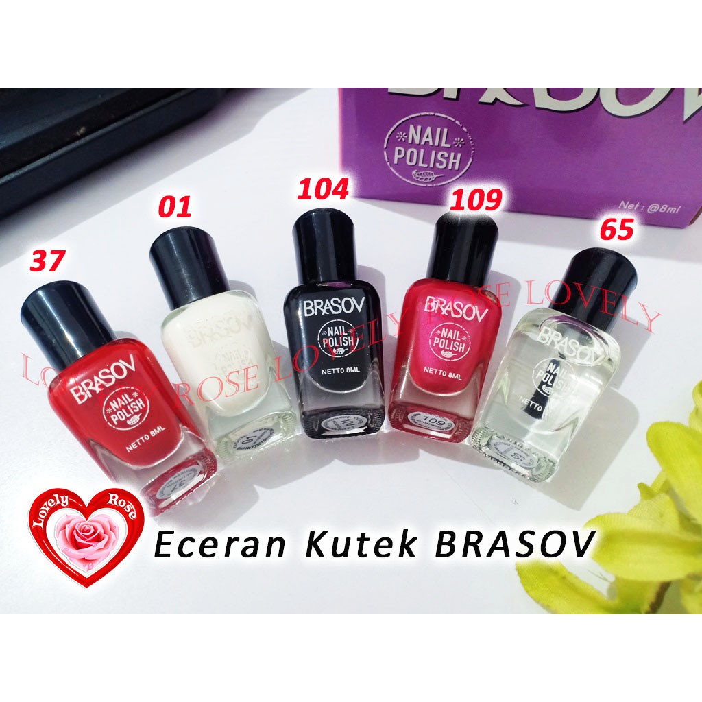 Jual ECER HARGA/BOTOL - KUTEK BRASOV 8 ML / NAIL POLISH | Shopee Indonesia