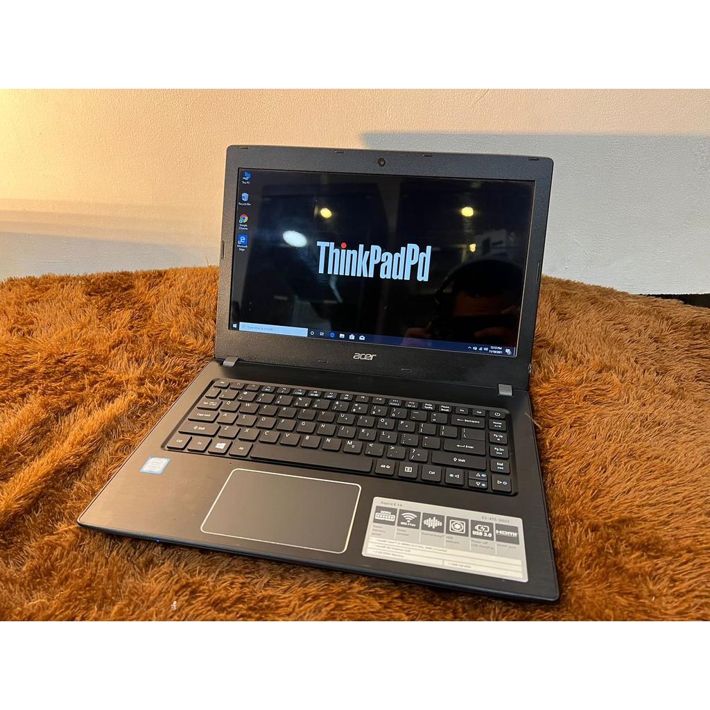 Jual Laptop Acer Aspire E5-475 Core i3 gen 6 | Shopee Indonesia