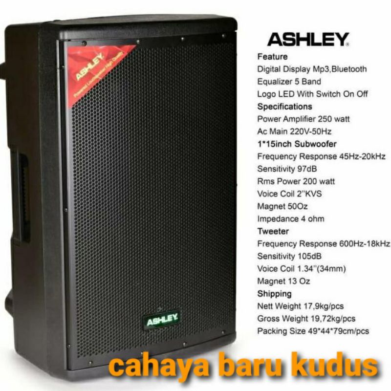 Jual Speaker Aktif Ashley Hero 15a Shopee Indonesia
