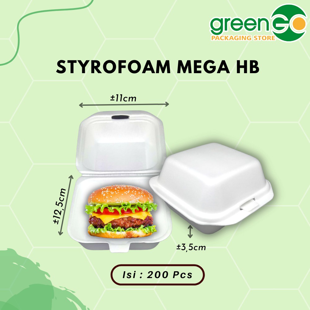 Jual STYROFOAM MEGA ISI 200 PCS / STEROFOAM KECIL MAKANAN / STYROFOAM ...