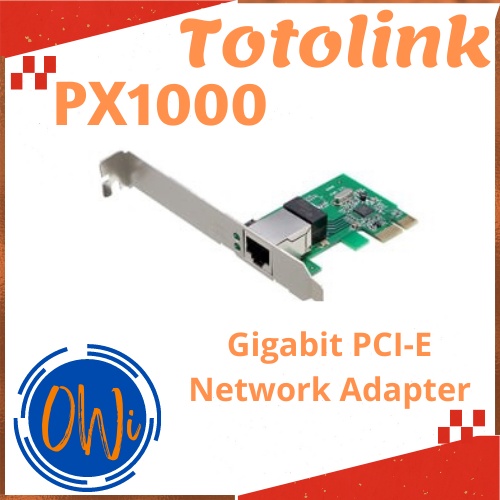 Jual Totolink PX1000 Gigabit PCI-E Network Adapter | Shopee Indonesia