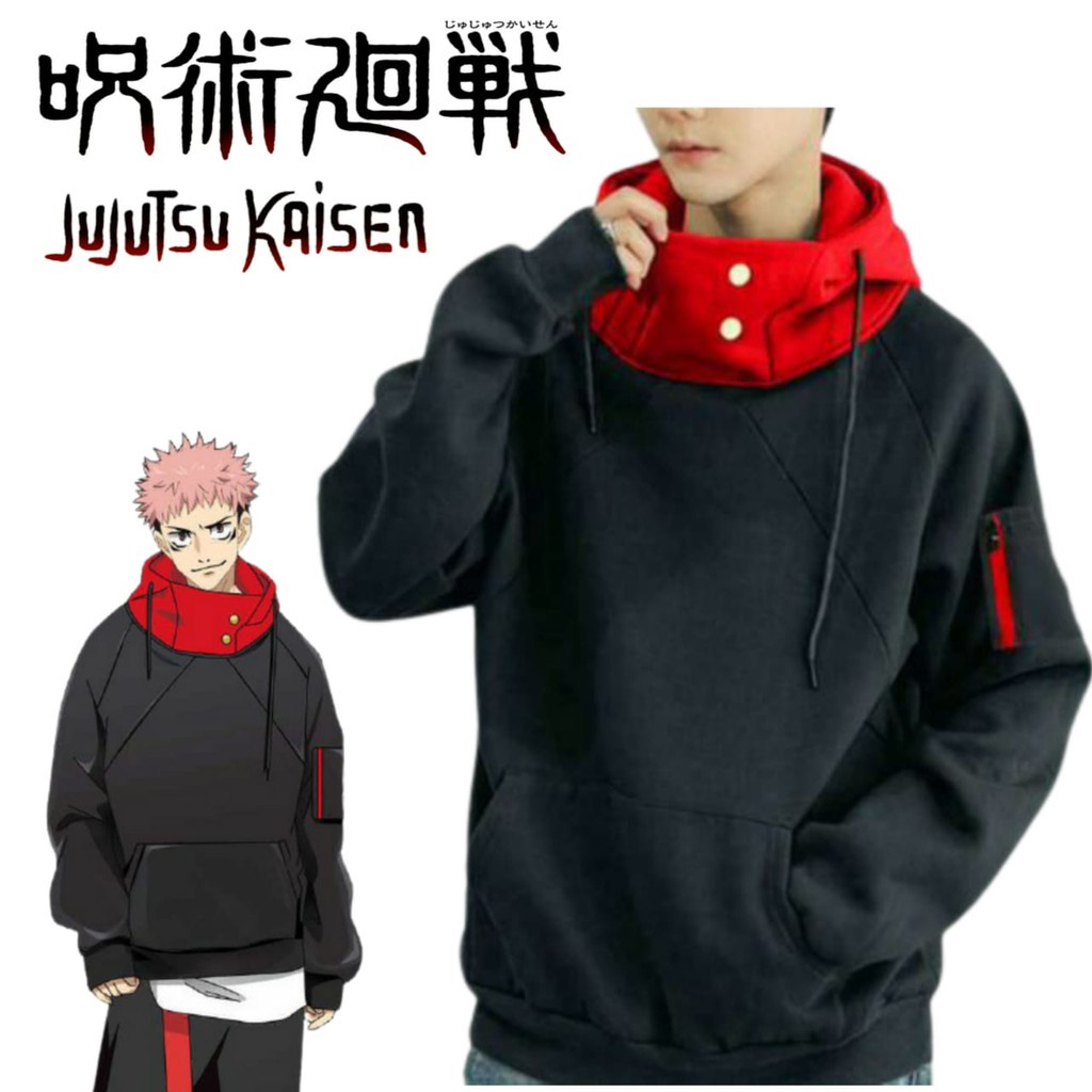 Jual Jaket Hoodie Anime Yuji Itadori Jujutsu Kaisen Jaket Cosplay Yuji ...