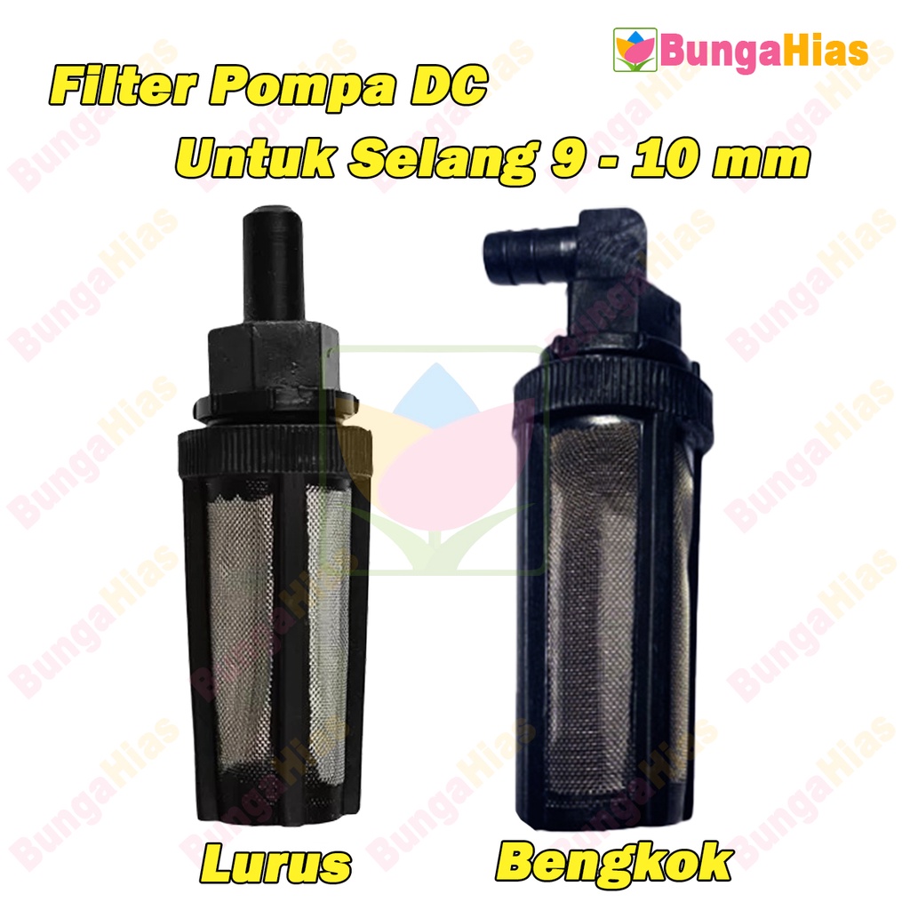 Jual Filter Saringan Selang 9 - 10 mm Pompa DC Sprayer Elektrik Pump ...