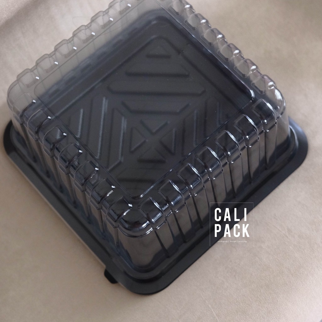 Jual Mika Kotak Kue Brownies (2pcs) - Kemasan Kue Nasi Coklat Mika ...