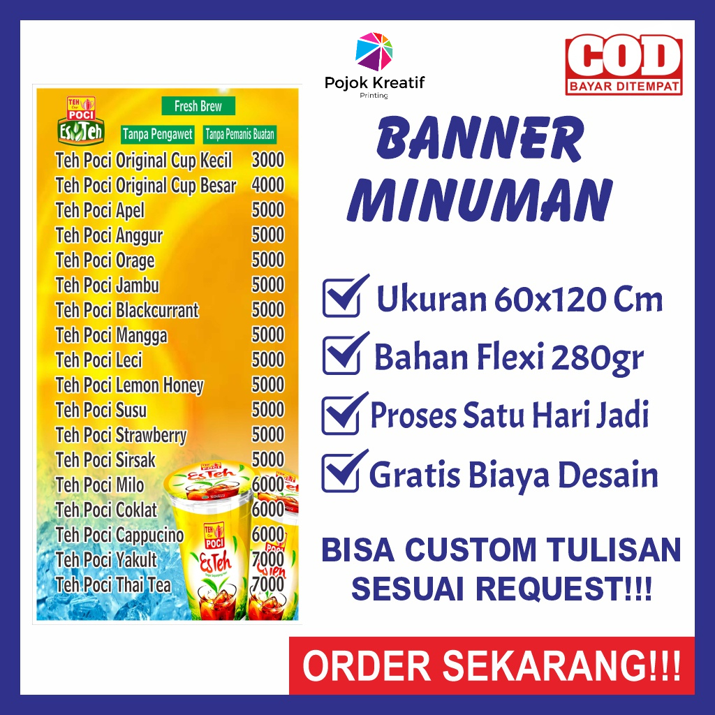 Jual Banner Baner Bener Spanduk Sepanduk Backdrop Plang Promosi Usaha ...