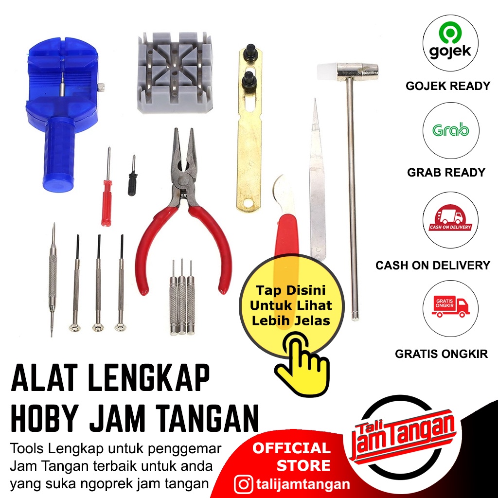 Jual Alat Lengkap Set Service Jam Tangan Kolektor DIY Do it Your Self ...