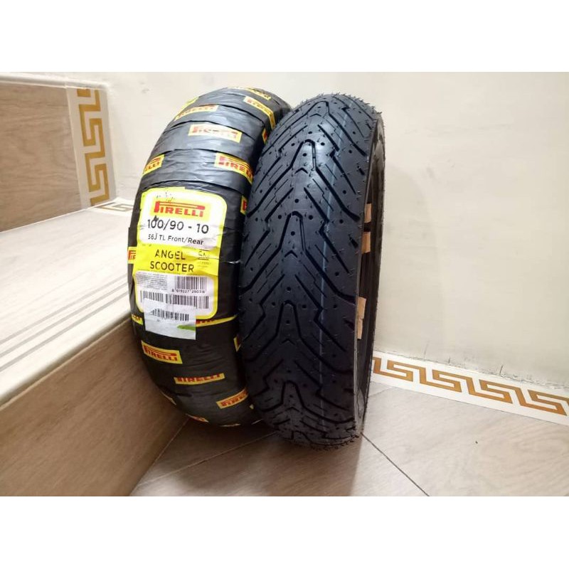 Jual ban pirelli angel scooter ring 10-100/90 vespa px series excel ...