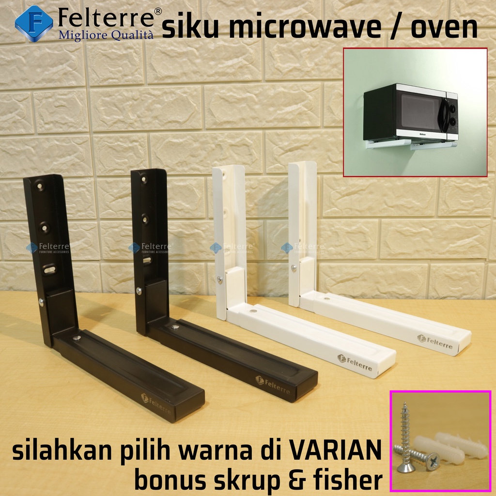 Jual siku microwave FELTERRE | microwave support bracket penyangga oven ...