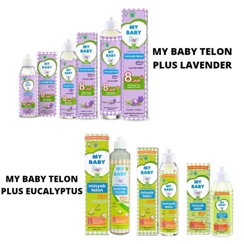 Jual My Baby Minyak Telon Plus 8jam - 60ml 90ml 150ml MY baby Telon ...