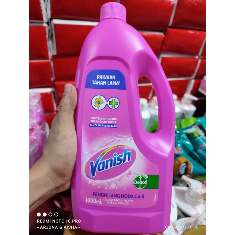 Jual VANISH Refill Besar Pink 750ml & Botol 1000ml | Shopee Indonesia