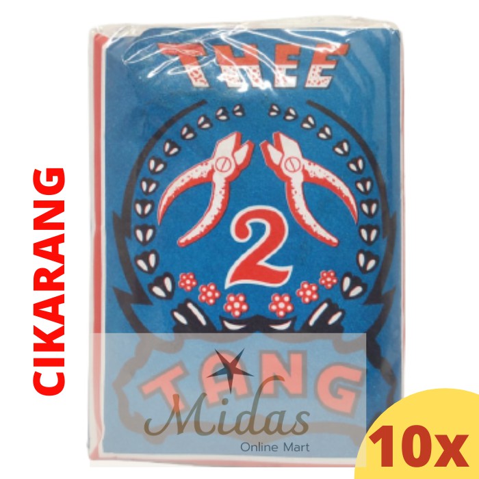 Jual Teh 2 tang 40gr Thee 2 Tang Biru 10 pcs x 40 gram | Shopee Indonesia