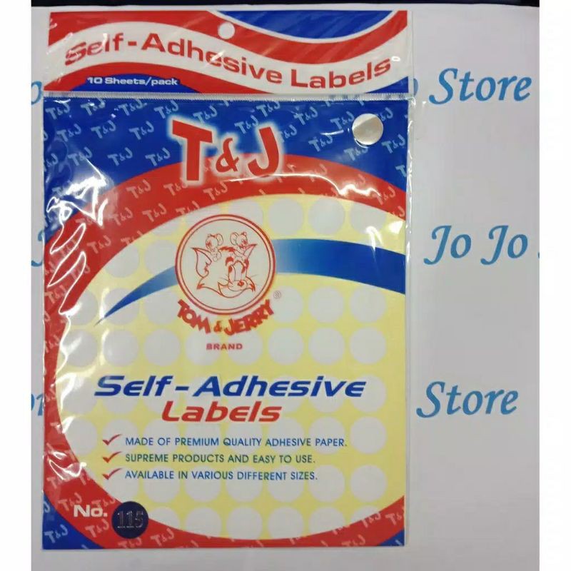 Jual Tom and jerry label 115 T&j labels no 115 selfi-adhesive 1Pack saja | Shopee Indonesia