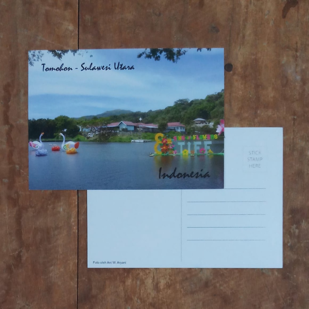 Jual KARTU POS INDONESIA POSTCARD TIFF TOMOHON SULAWESI UTARA ISI 8 ...