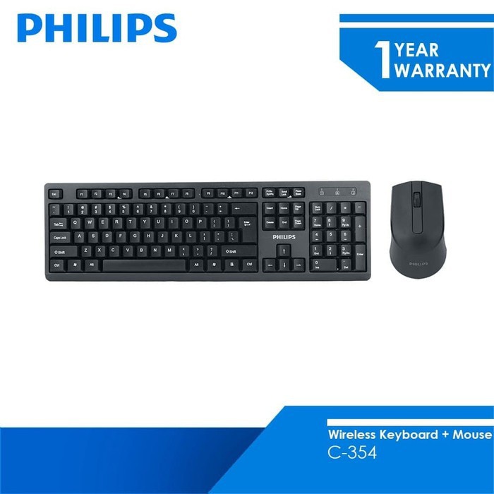 Jual Philips Wireless Keyboard C354 Mouse Combo | Shopee Indonesia