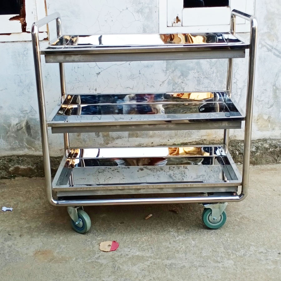 Jual Meja Troli Makanan Stainless | Shopee Indonesia