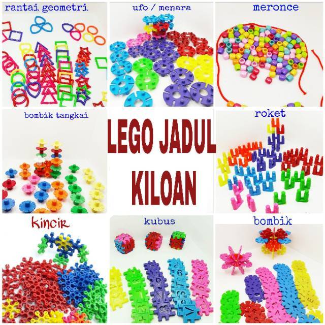 Jual grosir bombik roket meronce rantai geo LE@GO JADUL KILOAN | Shopee ...