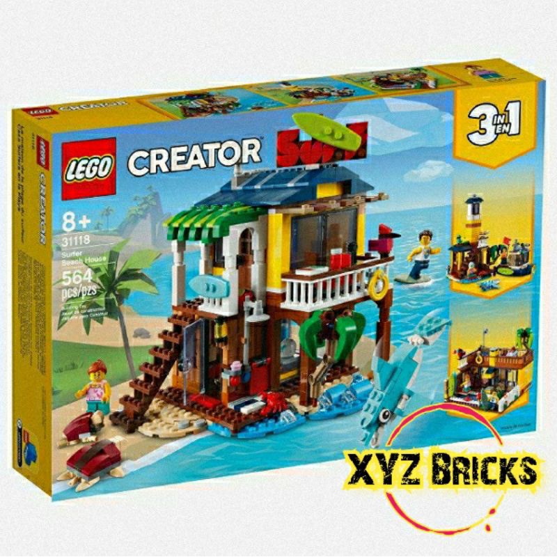 Jual LEGO 31118 - Creator Surfer Beach House | Shopee Indonesia