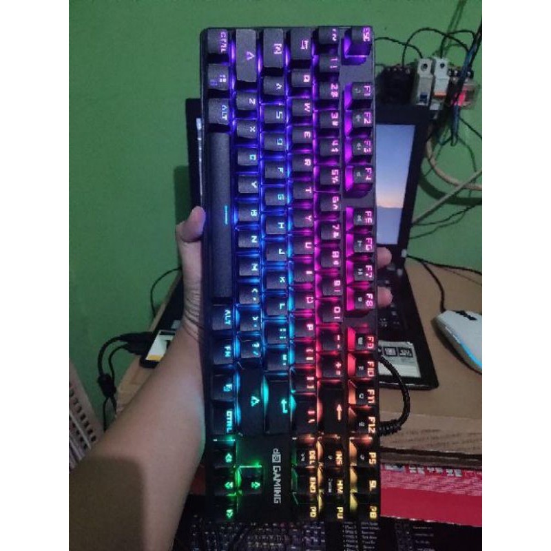 Jual DA mechanical keyboard gaming RGB | Shopee Indonesia