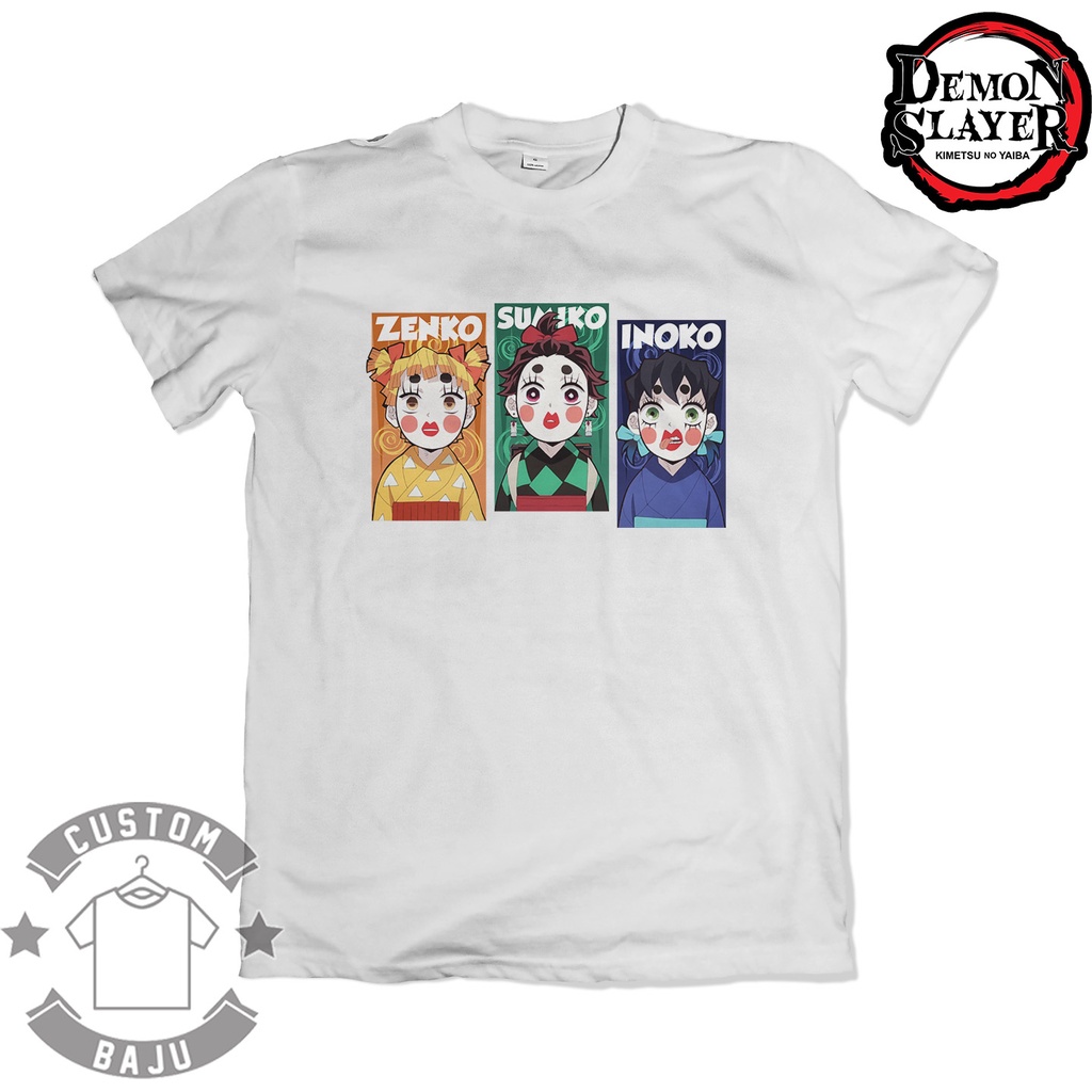 Jual Kaos Zenko Sumiko Inoko Anime Demon Slayer Kimetsu no Yaiba 891 ...