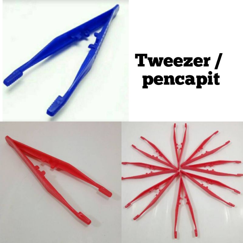 Jual tweezer / pencapit plastik anak / mainan edukasi montessori ...