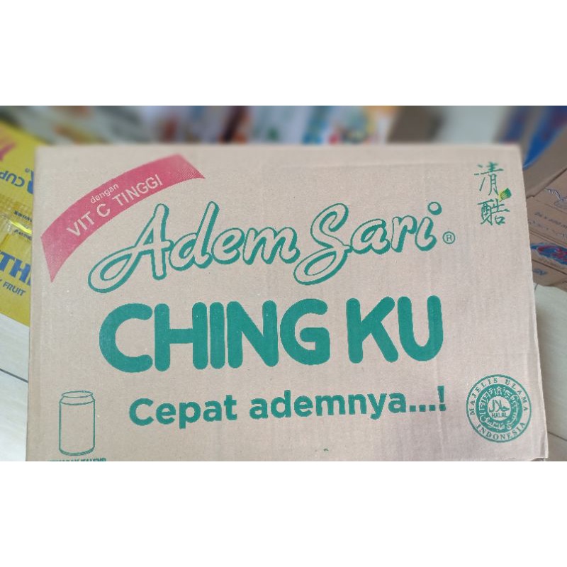Jual Adem Sari CHING KU Kaleng 320 ml | Shopee Indonesia
