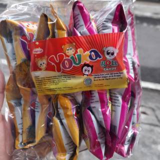 Jual Permen gulung Youka Roll pack isi 20 pcs | Shopee Indonesia