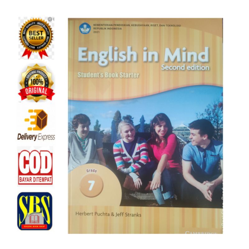 Jual BUKU English in Mind Student Book Starter Second edition SMP Kelas ...