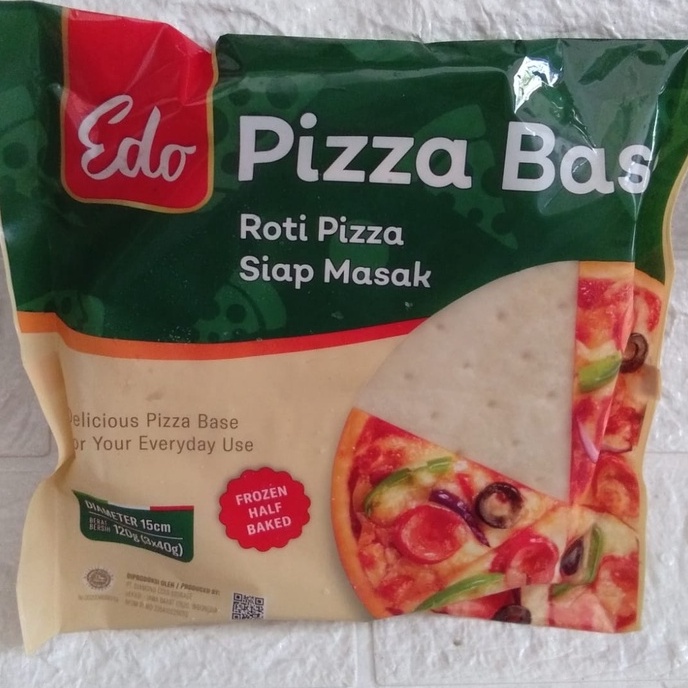 Jual Edo Pizza Base Instant / Roti Pizza / Pizza Dough 120gr | Shopee ...