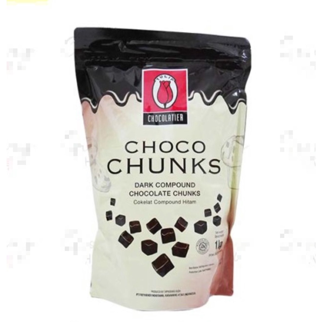 Jual Tulip Choco Chunks 1kg - Choco Tulip Chocolate Compound ! | Shopee ...