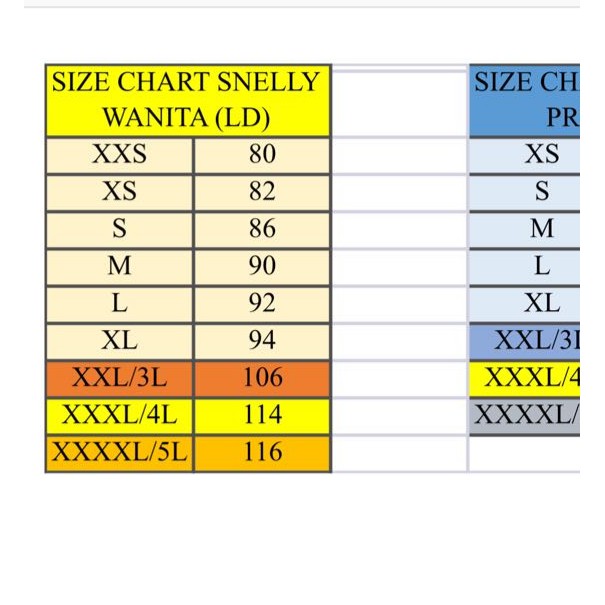 Jual Penambahan Ukuran Xxl , Xxxl , Xxxxl ( 3L , 4L ,5L ) | Shopee Indonesia