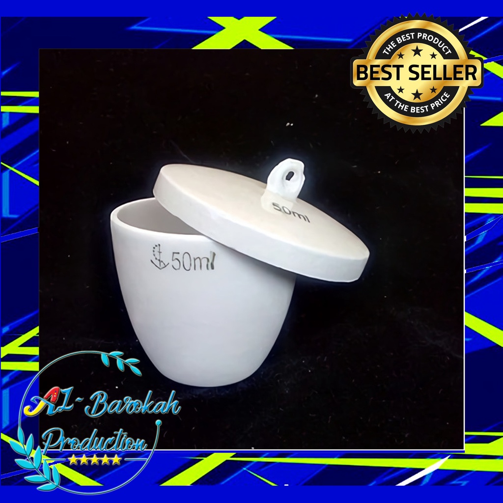 Jual Crucible Porcelain 50 ml Krusibel Porselen RRT | Shopee Indonesia