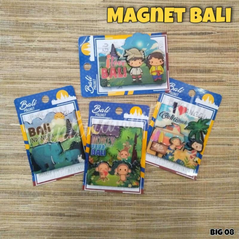 Jual magnet bali magnet murah fridge magnet magnet bali cantik souvenir ...