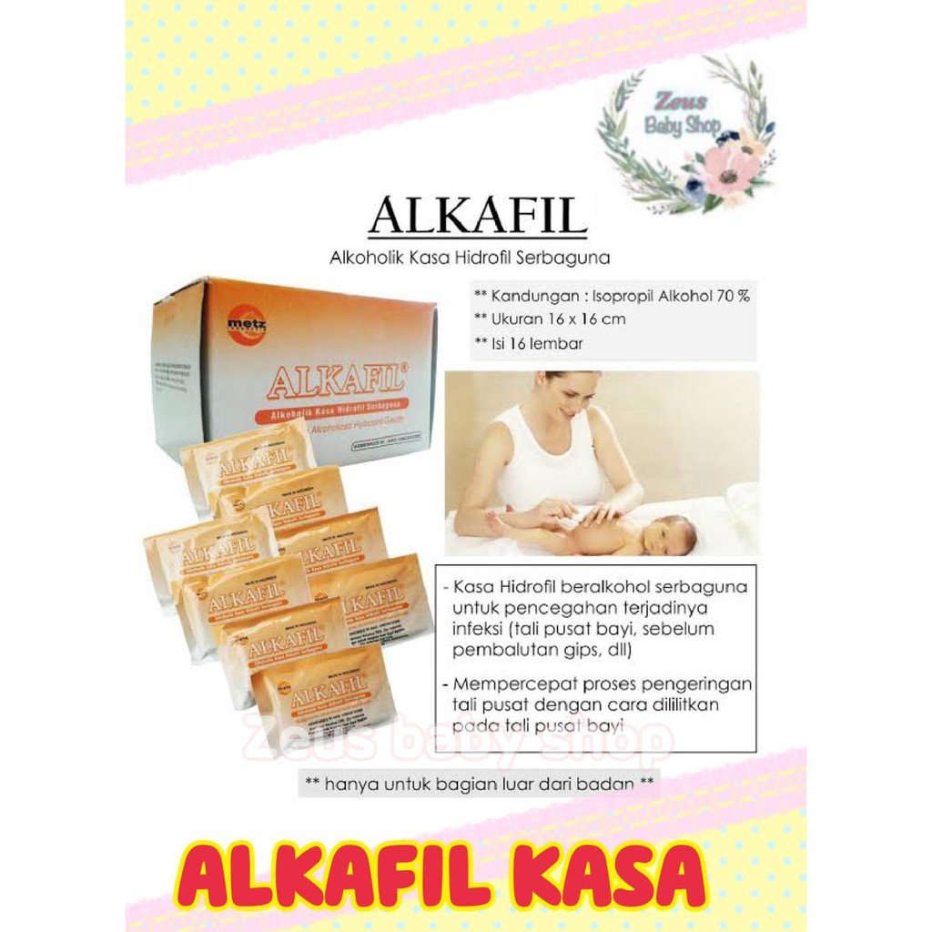 Jual Alkafil Kasa Alkohol Hidrofil | Kassa Steril [16 Pcs] | Shopee ...