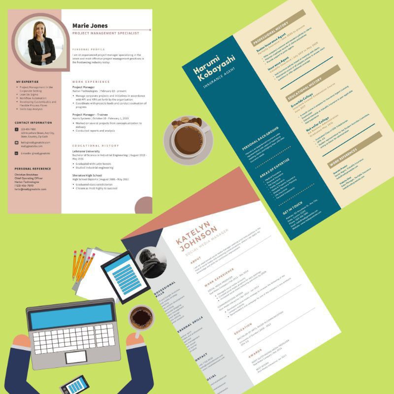 Jual Jasa Desain CV, logo ollshop, banner, brosur, pamflet secara ...