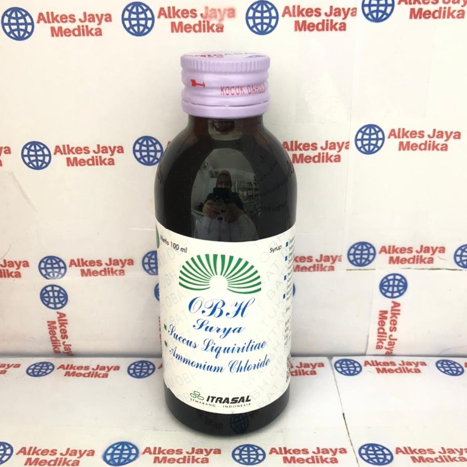 Jual OBH Surya 100 ml - Obat Batuk Hitam Itrasal | Shopee Indonesia