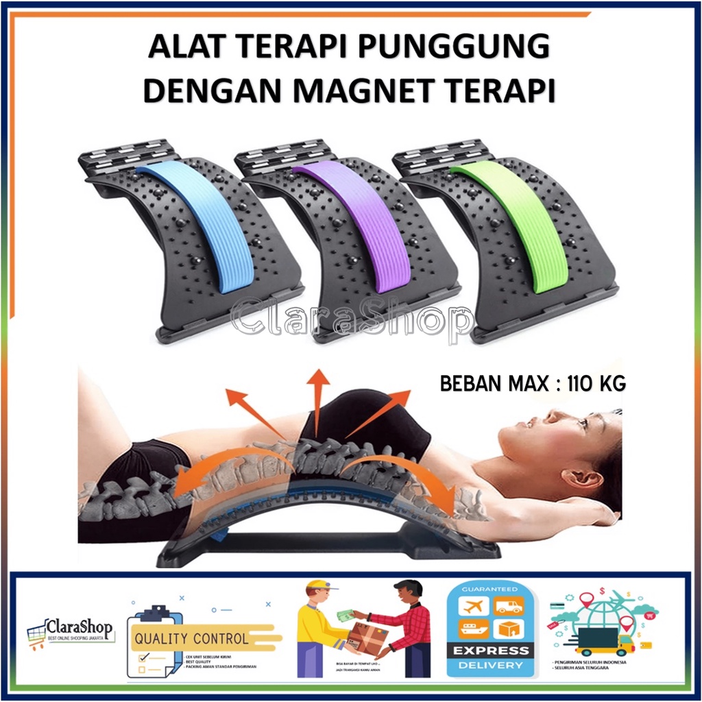Jual Alat Terapi Pijat Sandaran Fisioterapi Tulang Punggung Sakit Pinggang Nyeri Saraf Kejepit ...