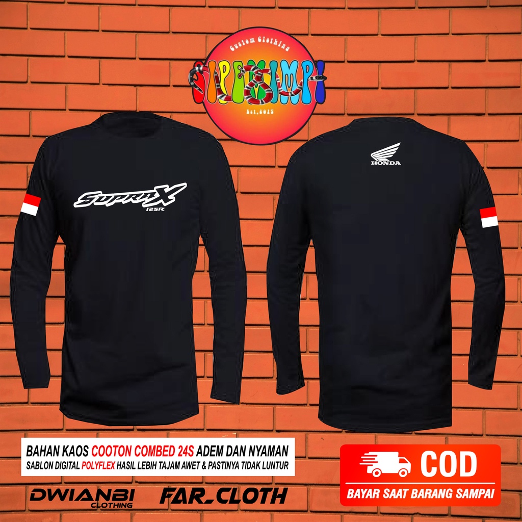 Jual BAJU KAOS SUPRA X 125R//KAOS MOTOR//DISTRO PREMIUM | Shopee Indonesia