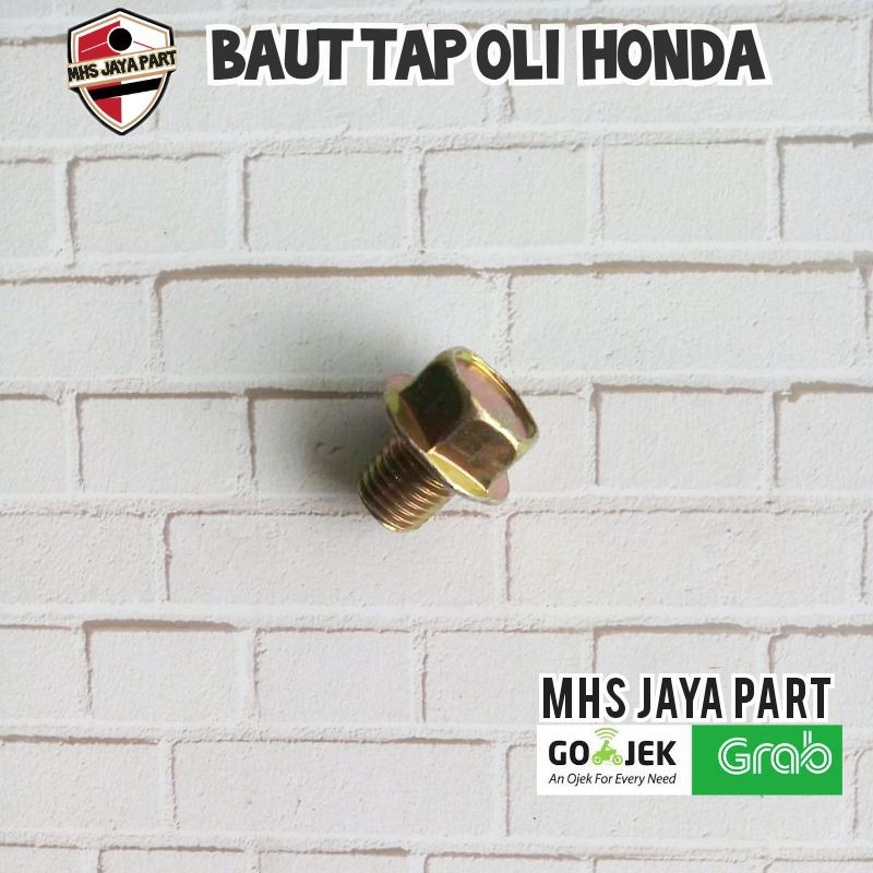 Jual BAUT TAP OLI HONDA BAUT PEMBUANGAN OLI MOTOR HONDA | Shopee Indonesia