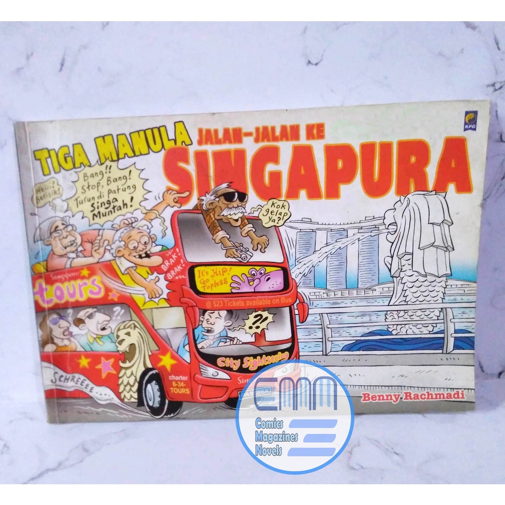 Jual Komik Tiga Manula Jalan-Jalan ke Singapura - Benny Rachmadi - KPG ...