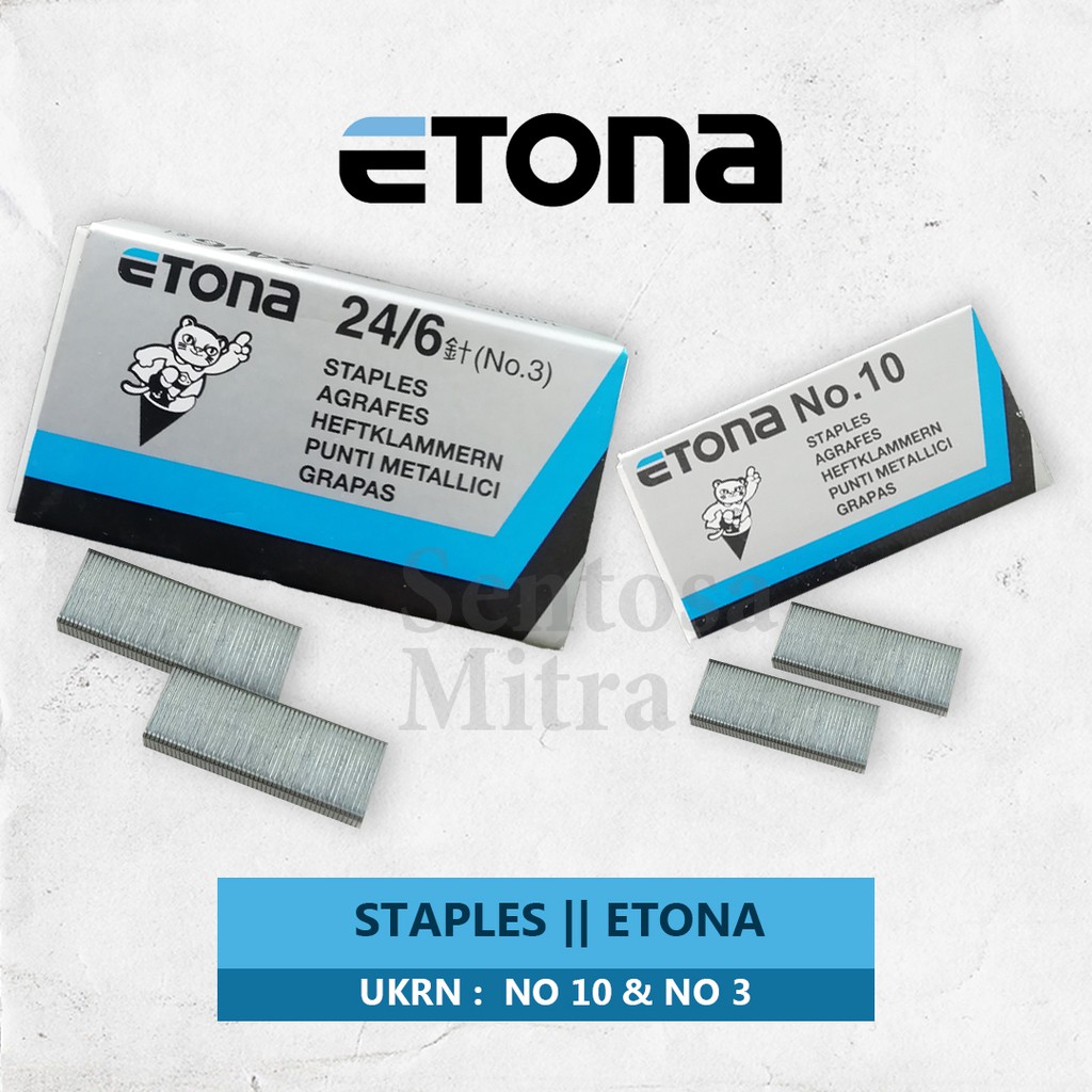 Jual Isi Staples Etona Nomor 03 dan 10 | Shopee Indonesia