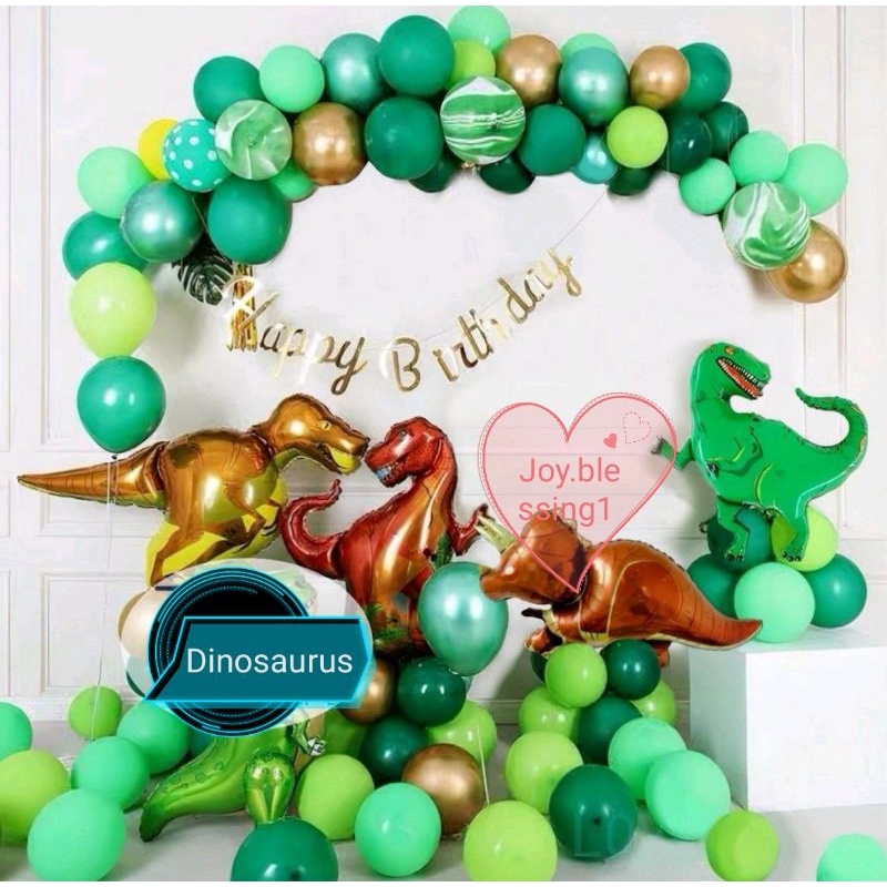Jual PAKET DEKORASI ULANG TAHUN BALON DINOSAURUS/paket balon dino ... Jual PAKET DEKORASI ULANG TAHUN BALON DINOSAURUS/paket balon dino ...