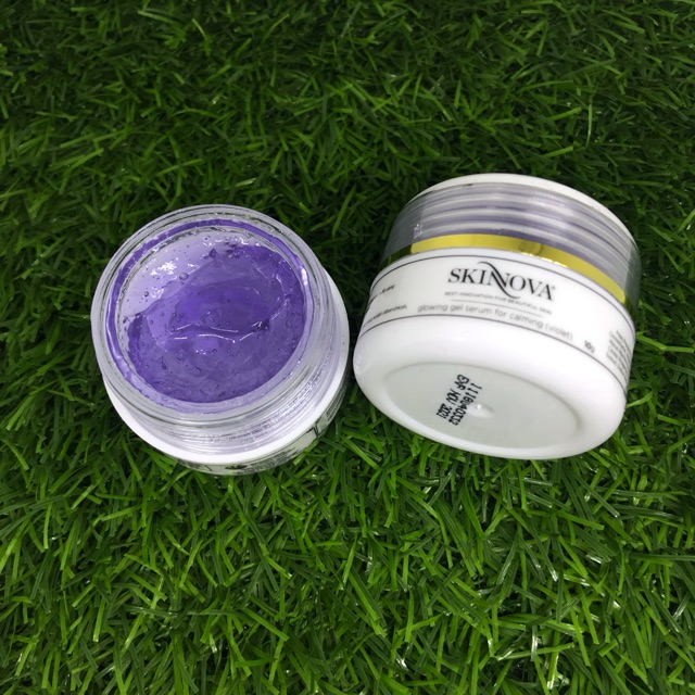Jual skinnova Glowing Gel Serum Calming (Violet) | Shopee Indonesia