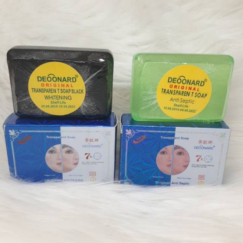 Jual Sabun Deoonard Deonard Hijau Antiseptik / Hitam Whitening Original ...