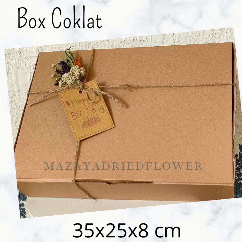 Jual Box Hampers (Bebas custom kata kata)/ paket lengkap DIY box ...