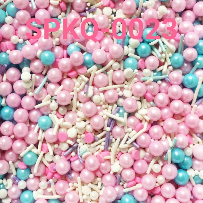 Jual SPKQ-0023 SPRINKLES SPRINKLE SPRINKEL 250GR MUTIARA MESES MIX ...