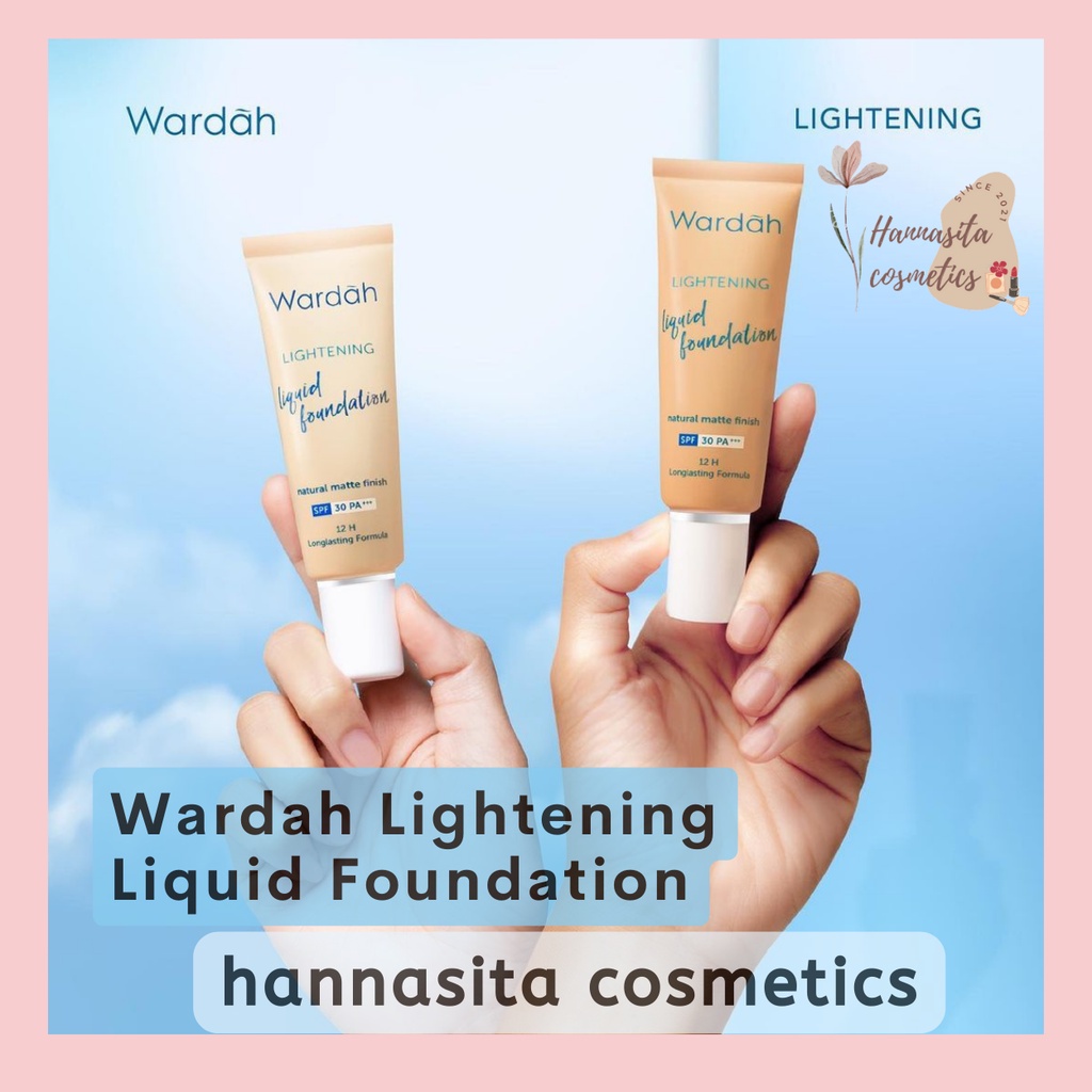 Jual Wardah Lightening Liquid Foundation 25mL | Shopee Indonesia
