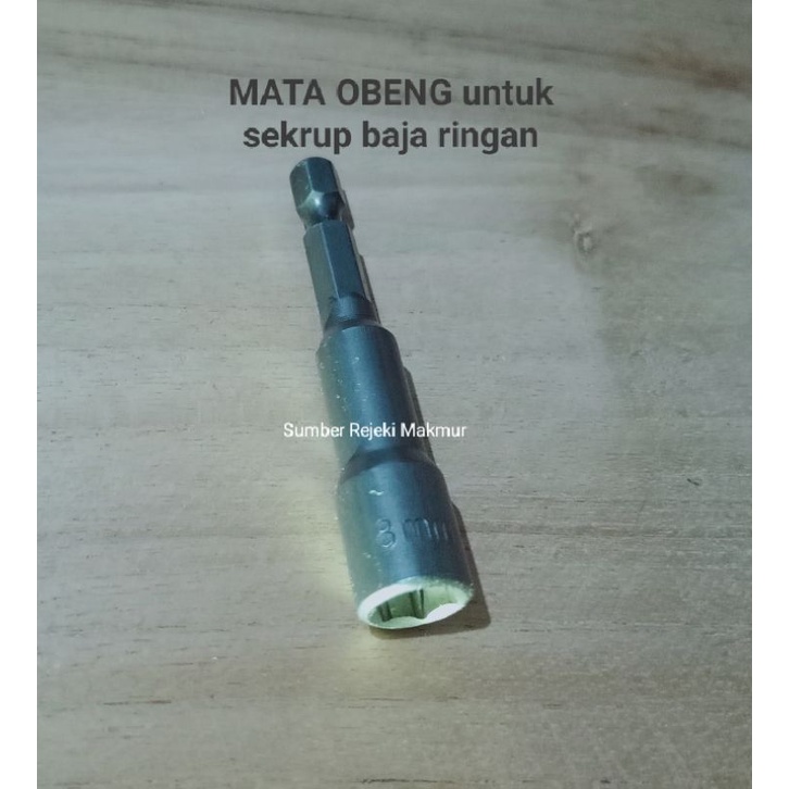 Jual MATA Magnet skrup roofing hexnut 8 mm (1 pc) Mata Obeng baja ringan | Shopee Indonesia