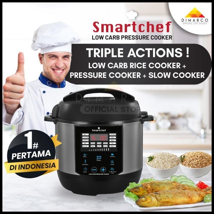 Jual Smart Chef Rice Cooker Low Carbo Pressure Slow Cooker (Triple ...
